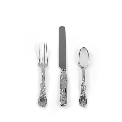 American Silver Chrysanthemum Pattern Flatware Service, Tiffany Co ...