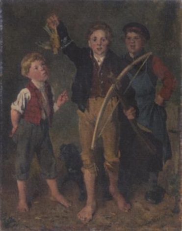 Erfolgreiche Jagd by Adolf Werner on artnet