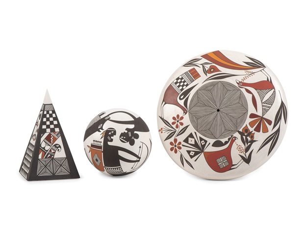 Polychrome Four-Color Pottery by Charmae Shields Natseway on artnet