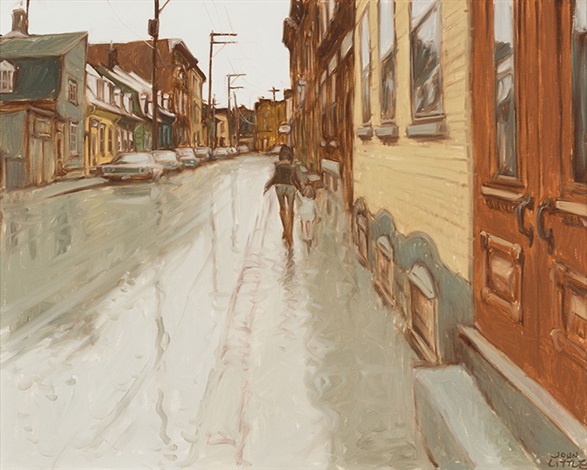 Rue Bagot à Québec by John Geoffrey Caruthers Little on artnet