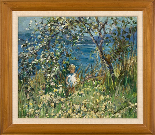 Seaside Meadow Children by the Sea verso by Dorothea Sharp on artnet