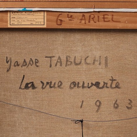La vue ouverte by Yasse Tabuchi on artnet