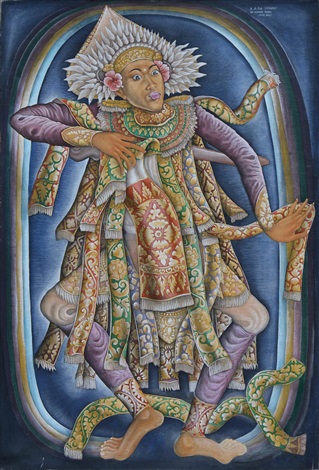 Tari Baris by Anak Agung Gede Sobrat on artnet