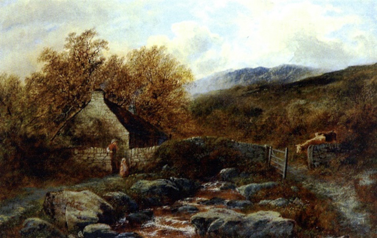 A mountain home - Bettws-y-Coed, North Wales by Alfred H. Green on artnet