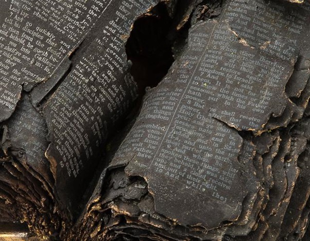 Bible with Black Page by Takako Araki on artnet