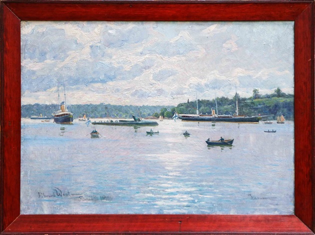 Le Zarewna, yacht du Tsar Alexandre III by Edvard (Edouard) Westman on ...