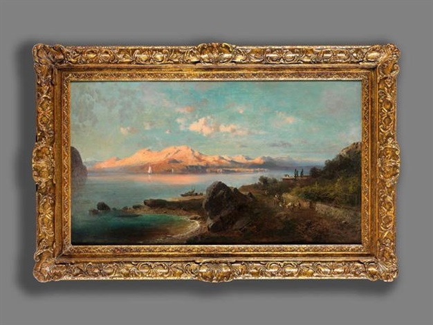 SONNENBESCHIENENE BERGLANDSCHAFT by Karl Millner on artnet