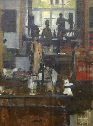 The artist by Ken Howard on artnet