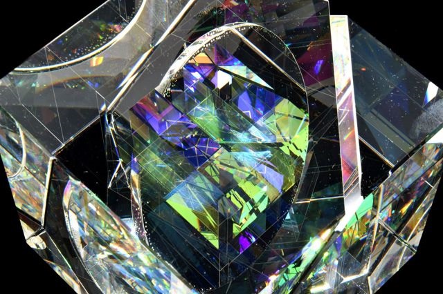 Toland Sand Spinning Cube Sculpture by Toland Peter Sand on artnet