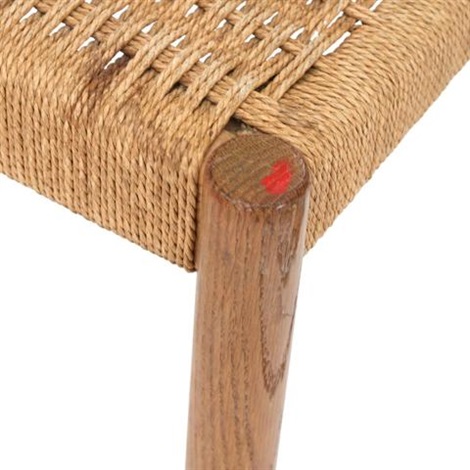 Set of eight oak dining chairs by Poul Volther on artnet