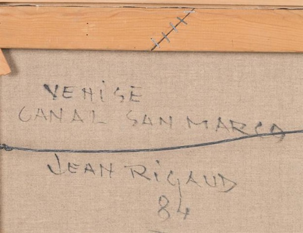 Venice Canal San Marco by Jean Rigaud on artnet