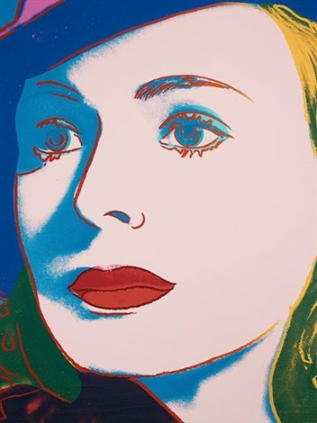 With Hat, from Three portraits of Ingrid Bergman by Andy Warhol on artnet