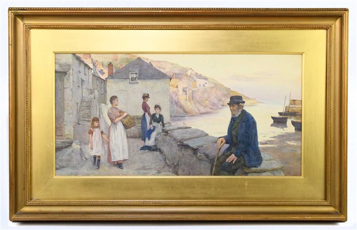 When the Setting Sun is Lost by Henry Meynell Rheam on artnet