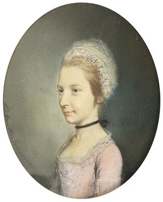 Portrait of Miss Davy, Grand-Daughter of Frances Fitz William, Lady ...