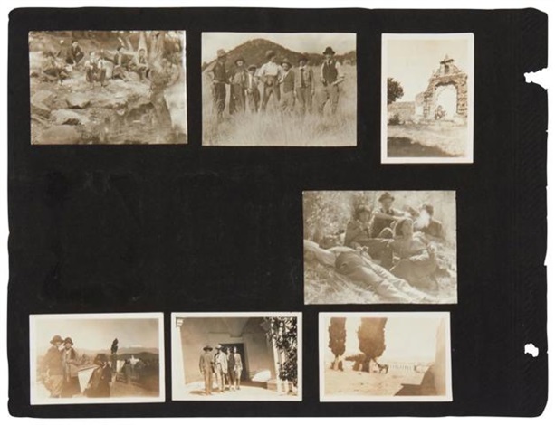 A Scrapbook Page Including Images Of Edward Weston, Tina Modotti, Monna ...