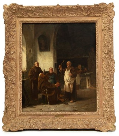 Close Harmony in the Cloister Kitchen by Adolf Humborg on artnet