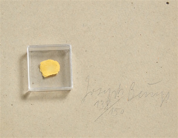 Fingernagelabdruck aus gehärteter Butter by Joseph Beuys on artnet