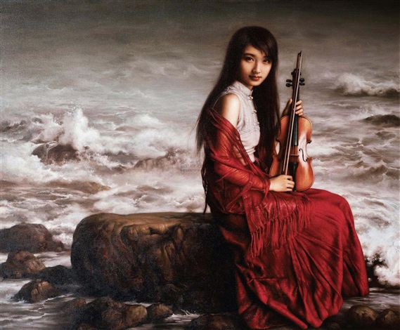 少女 Girl by Li Xiyong on artnet