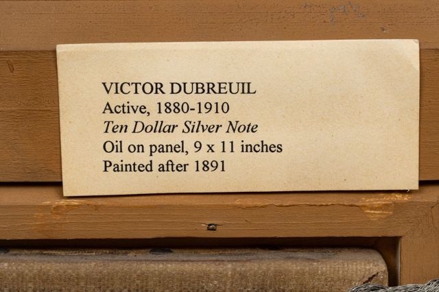 Ten Dollar Silver Note by Victor Dubreuil on artnet