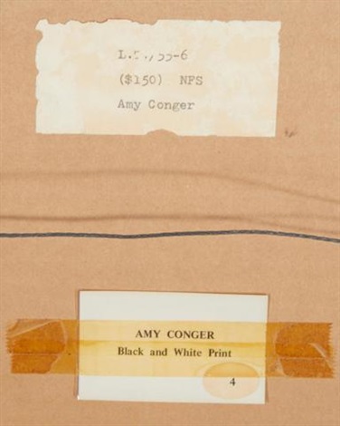 A large group of 41 black and white photographs by Amy Conger by Amy ...