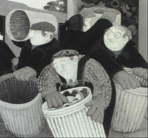 DUSTBINMEN by Beryl Cook on artnet