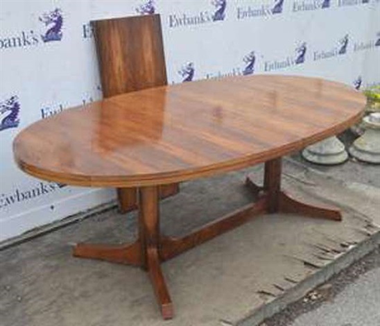 Hamilton rosewood extending dining table by Robert Heritage on artnet
