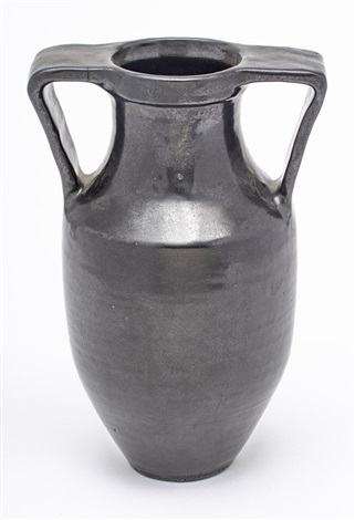 MARY CHASE PERRY PEWABIC POTTERY EARTHENWARE DOUBLE HANDLED VASE by ...