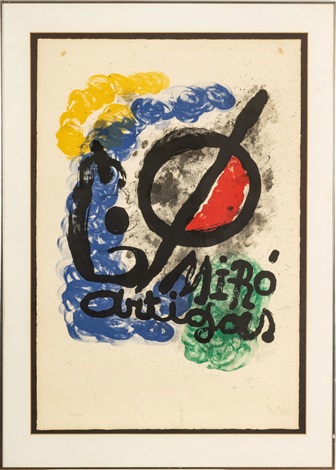 Affiche Pour LExposition Miro Artigas by Joan Miró on artnet