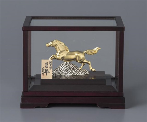 Solid Gold Ornament Ox by Mitsunori Obuchi on artnet