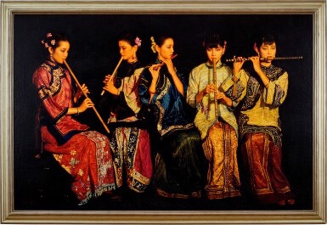 Banquet 夜宴 by Chen Yifei on artnet