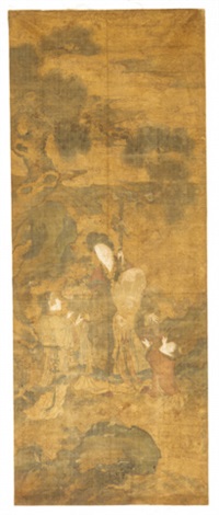 SHOULAO AND MAGU UNDER A PINE TREE by Gu Jianlong on artnet