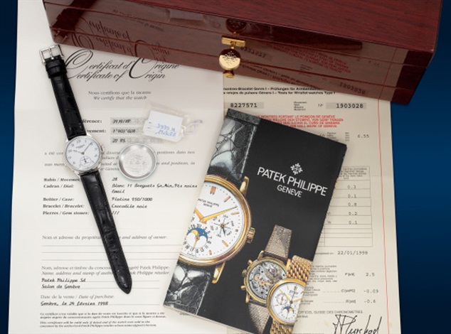 Patek Philippe. Ref. 3939HP. An exceedingly rare, fine and attractive ...