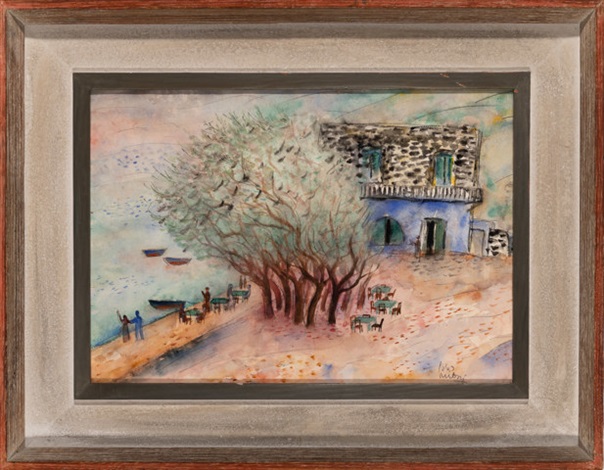 The Sea of Galilee, 1951 by Reuven Rubin on artnet