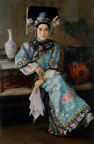Portrait of Cixi by Chen Yanning on artnet