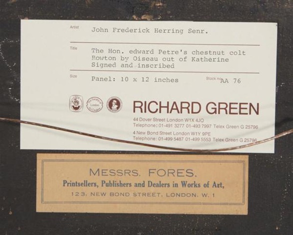 Rowton by John Frederick Herring the Elder on artnet