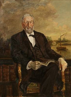 A portrait of the Danish painter, art historian and museums director ...