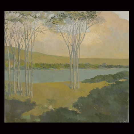 View of Tomales Bay by Arthur Frank Mathews on artnet