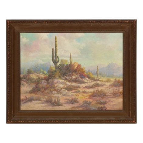 Desert Landscape by David Corrick Swing on artnet