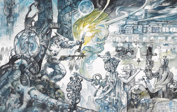 White wolf games by Richard Kane Ferguson on artnet