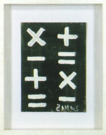 Rechenzeichen by Herbert Zangs on artnet