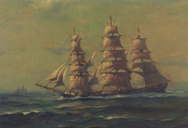 The ship A.J. Fuller of New York by Frank Vining Smith on artnet