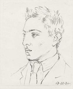 Un portrait de Raymond Radiguet, from Les Joues en Feu by Pablo Picasso ...
