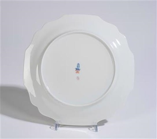 Elements of a Magnificent Dinner Service in Du Paquier Style, Augarten ...