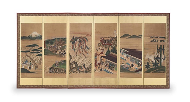 Scenes from the Genpei Wars by Anonymous-Japanese (Meiji) on artnet