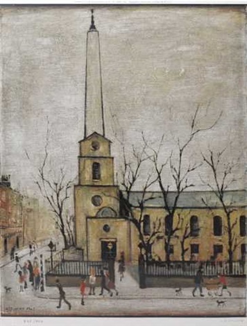 St Lukes Church by L.S. Lowry on artnet