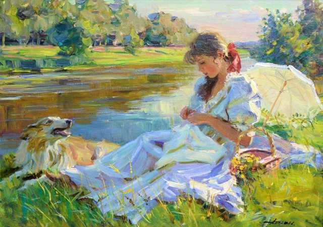 A Summers Day by Aleksandr Averin on artnet