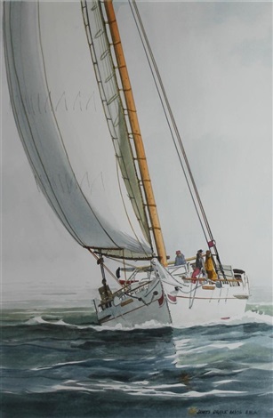 Head On, and Dredging 2 works by James Drake Iams on artnet