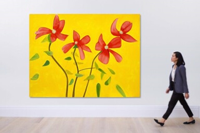 Red Dogwood I 紅山茱萸 I by Alex Katz on artnet