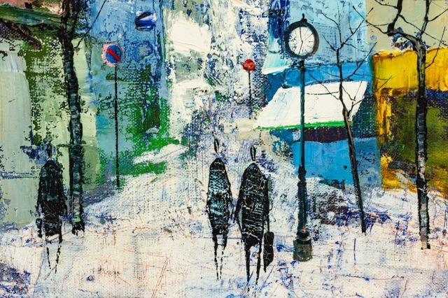 Paris Street Scene by Maurille Prevost on artnet