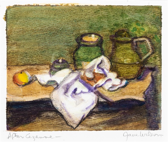 After Cezanne, 1996 by Jane Wilson on artnet